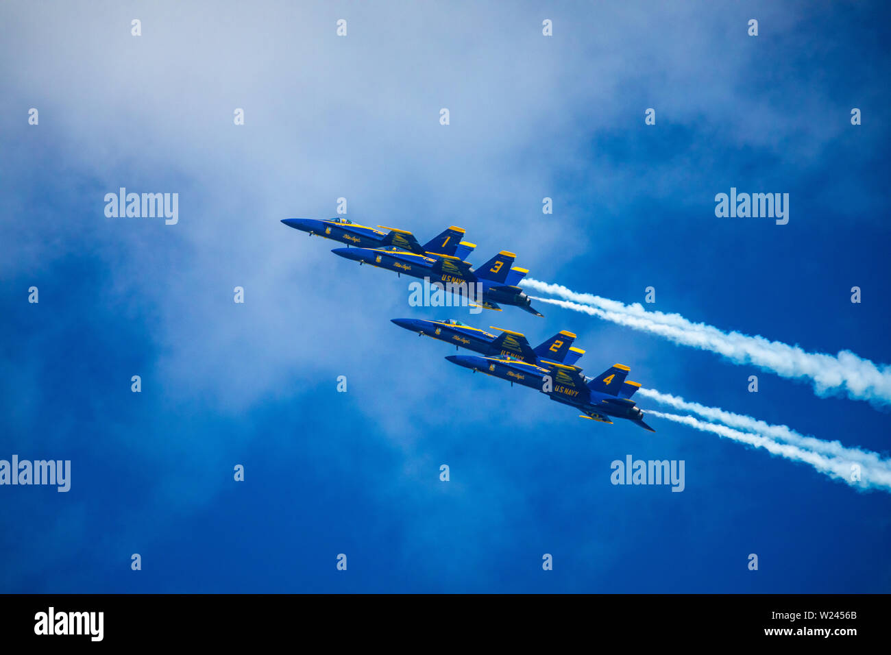 Blue Angels Fighters Stock Photo - Alamy
