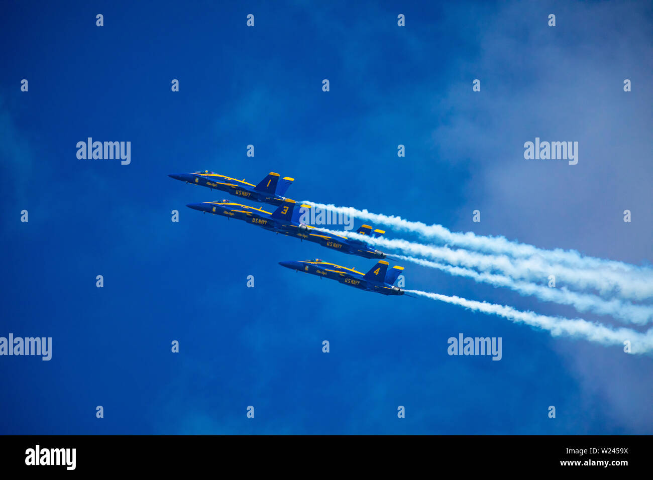 Blue Angels Fighters Stock Photo - Alamy