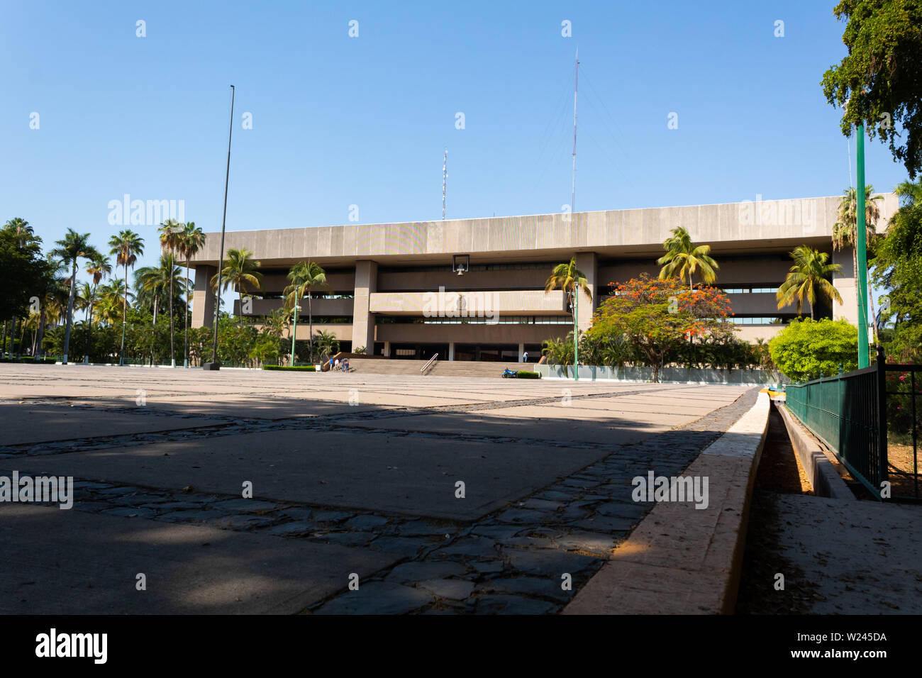 Culiacan, Sinaloa, Mexico - June 26 2016: Main building of the ...