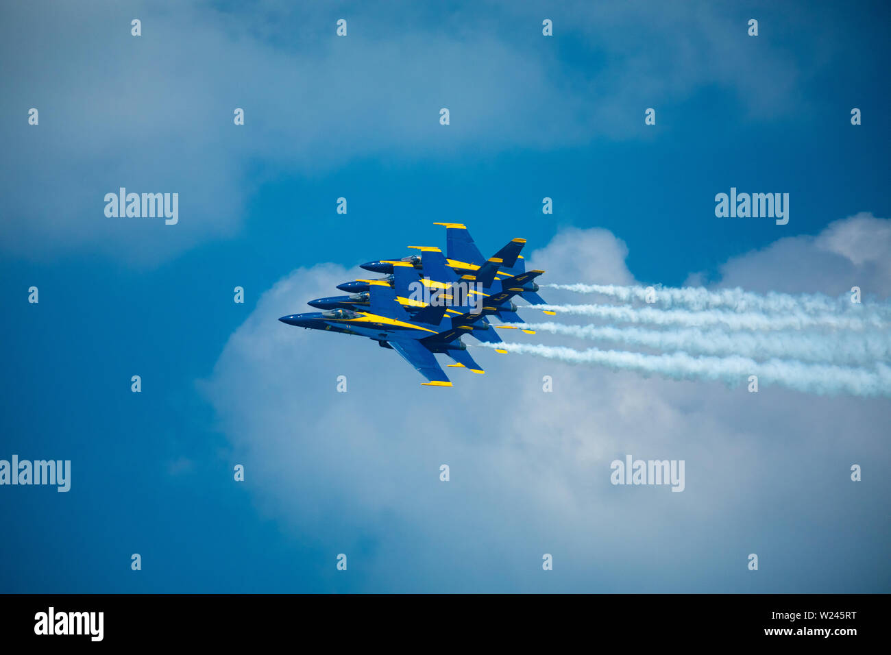 Blue Angels Fighters Stock Photo - Alamy