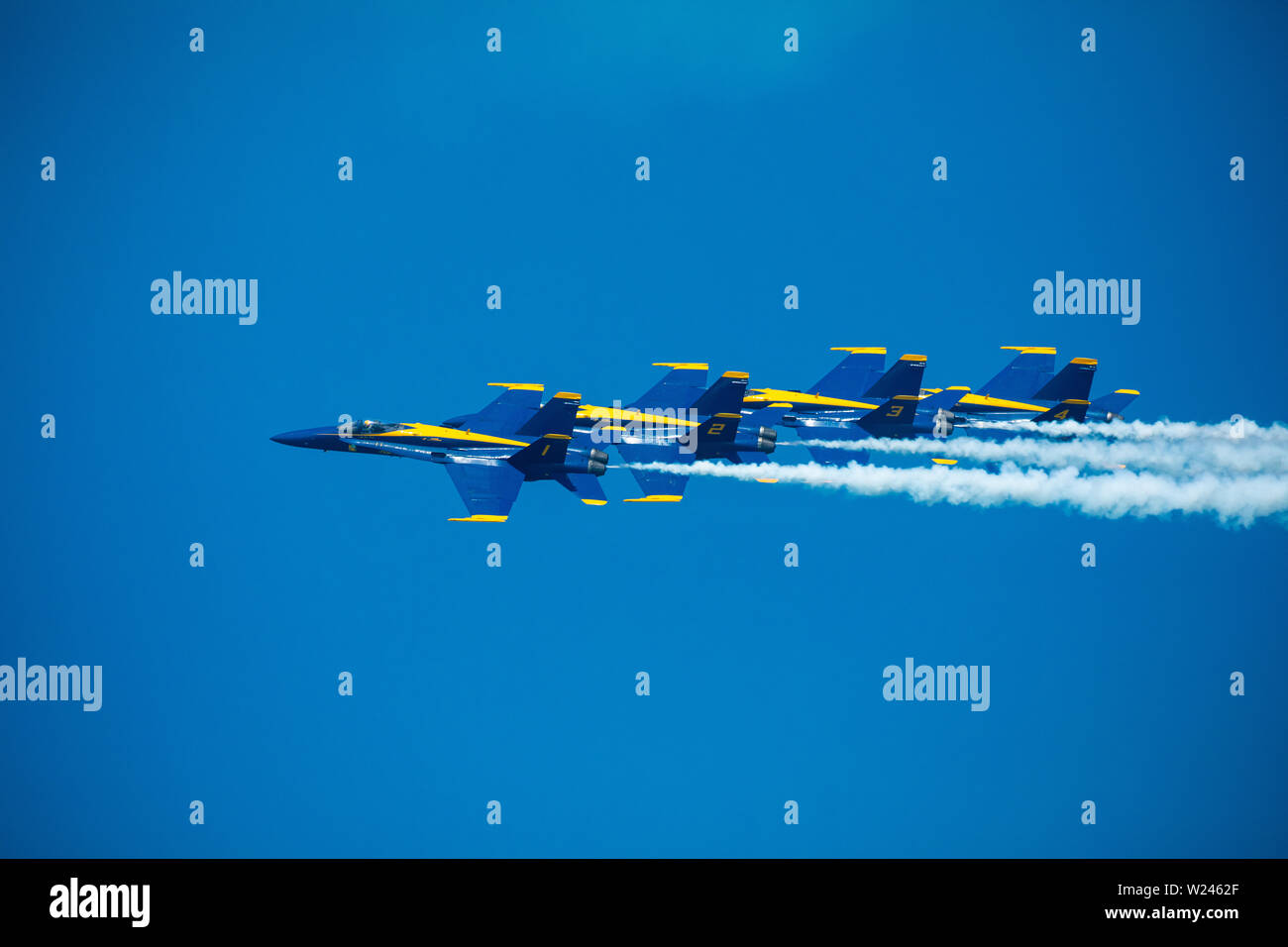 Blue Angels Fighters Stock Photo - Alamy