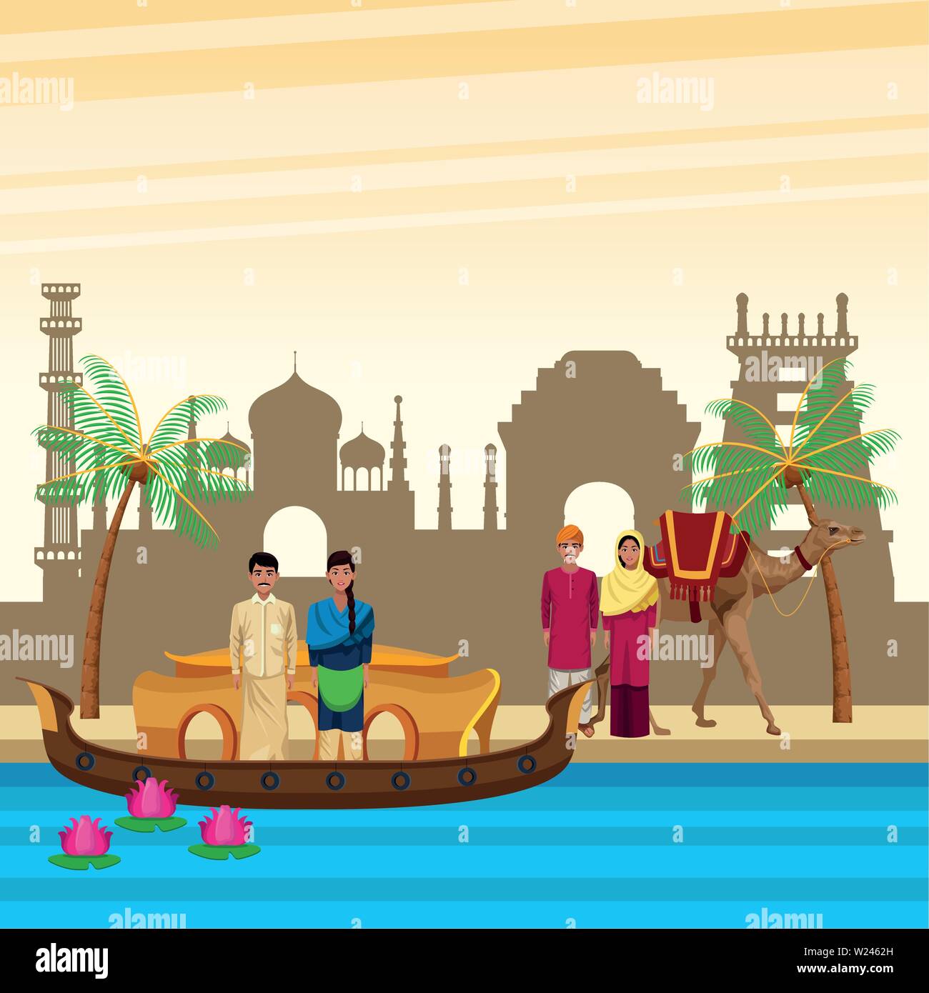 River camel Stock Vector Images - Alamy