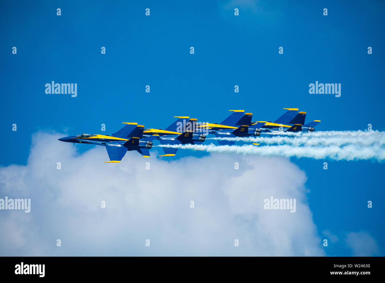 Blue Angels Fighters Stock Photo - Alamy