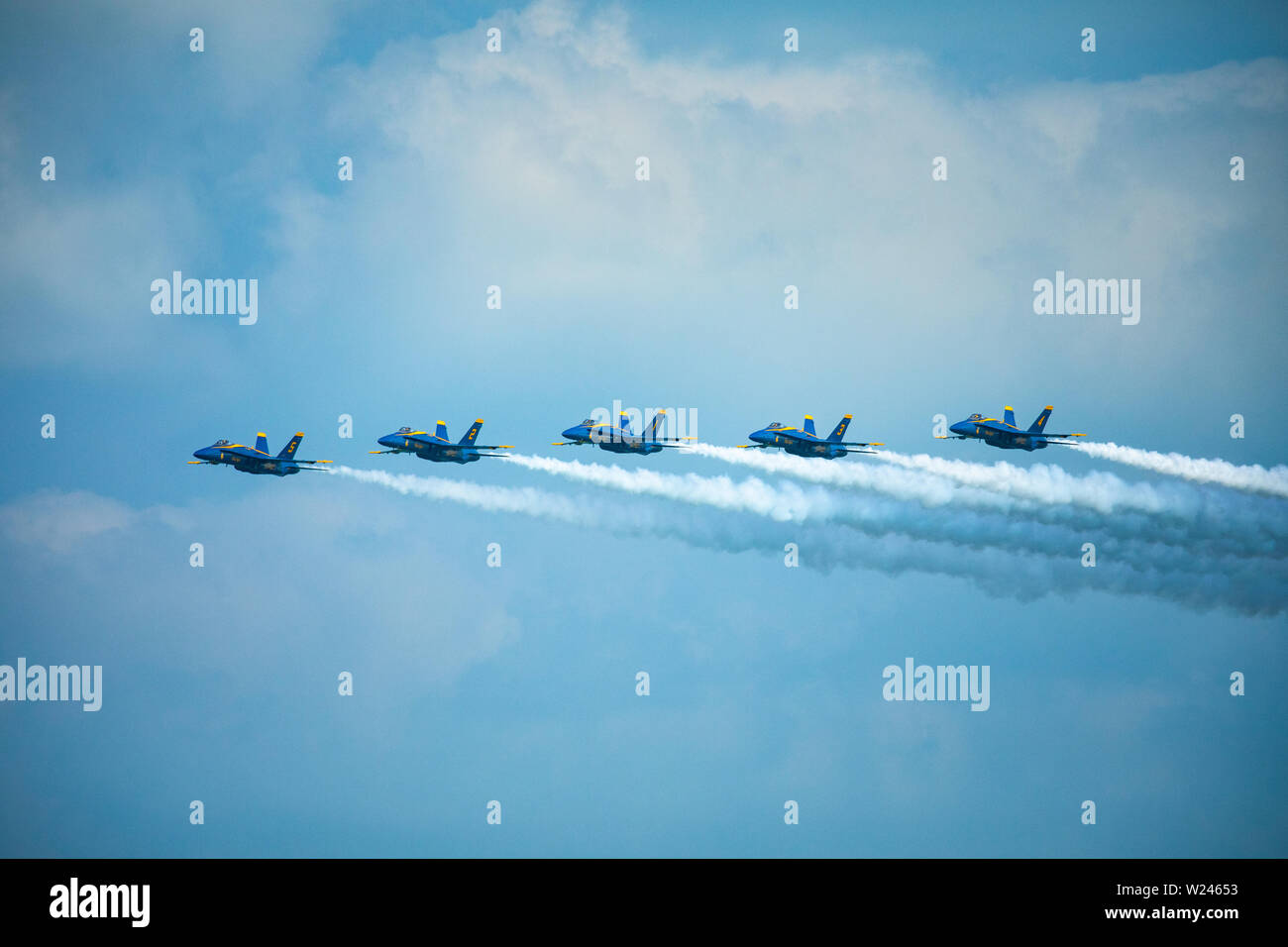 Blue Angels Fighters Stock Photo - Alamy