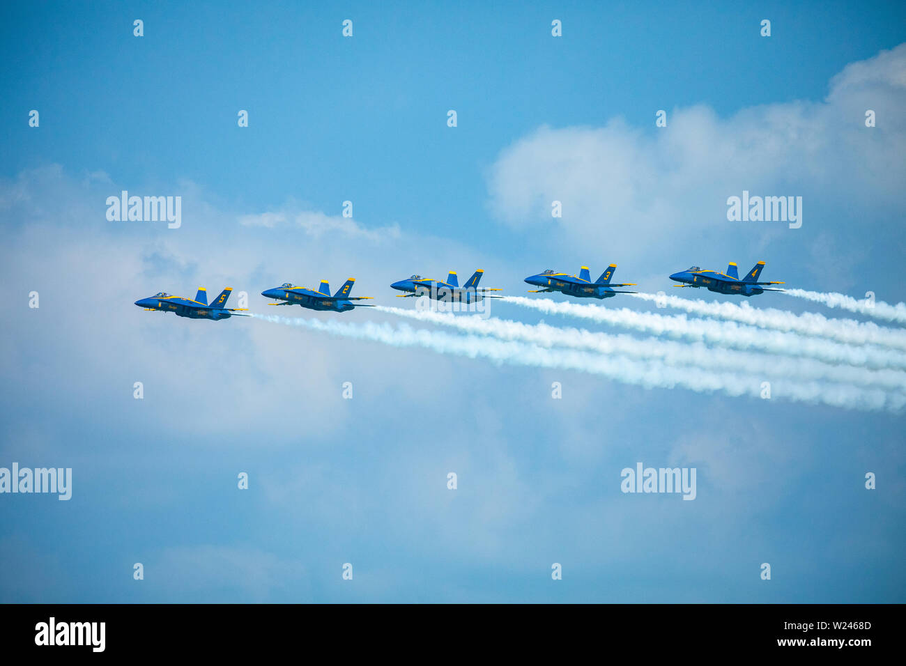 Blue Angels Fighters Stock Photo - Alamy