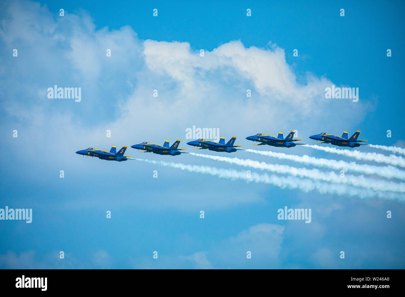 Blue Angels Fighters Stock Photo - Alamy