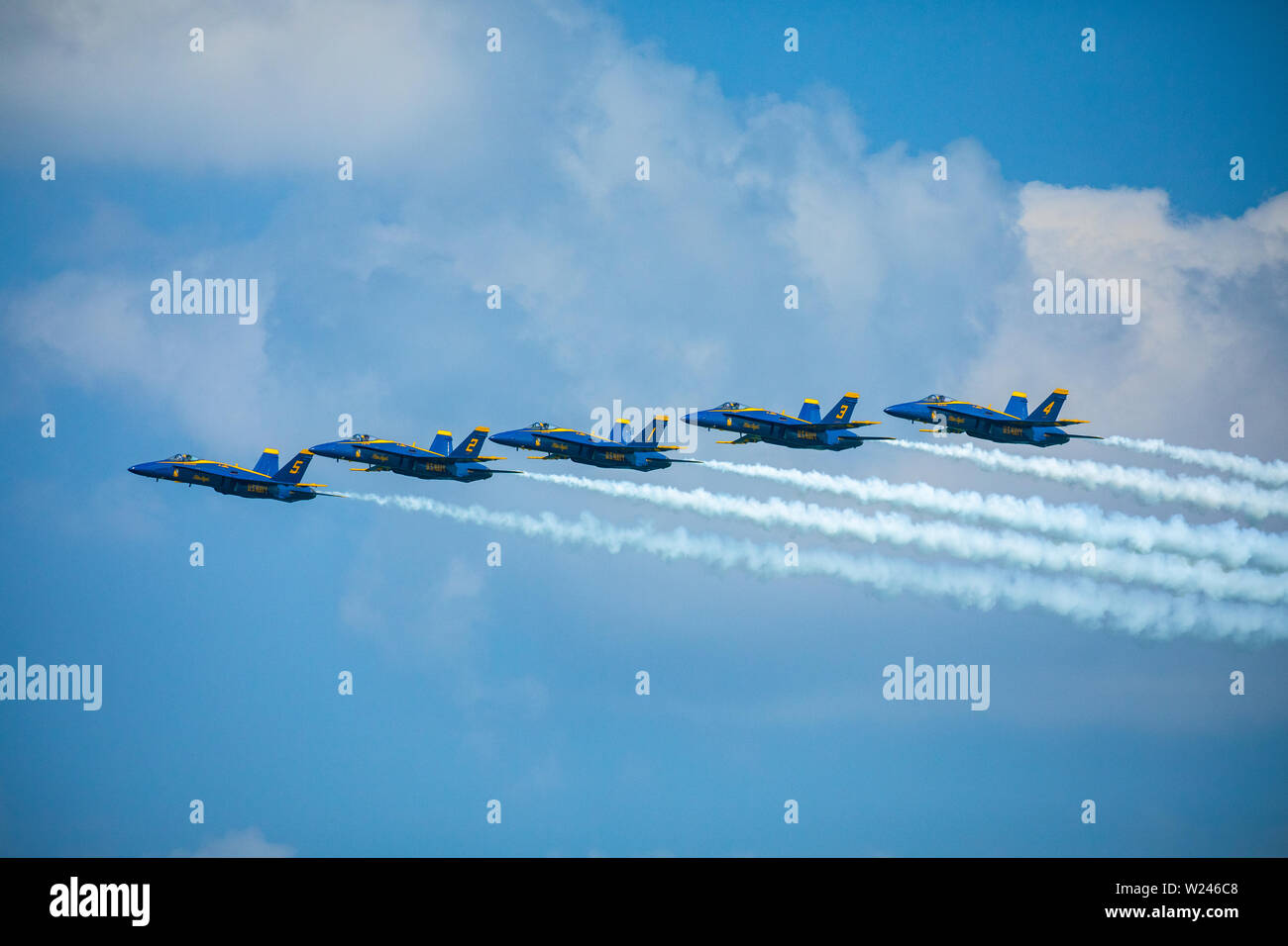 Blue Angels Fighters Stock Photo - Alamy