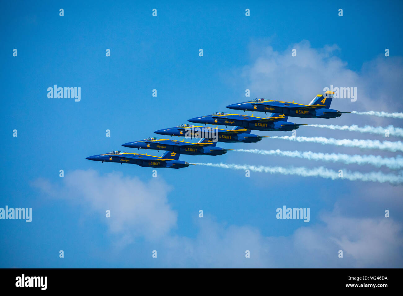 Blue Angels Fighters Stock Photo - Alamy