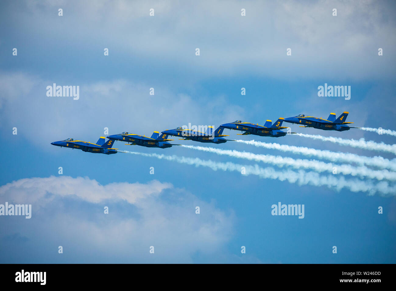 Blue Angels Fighters Stock Photo - Alamy