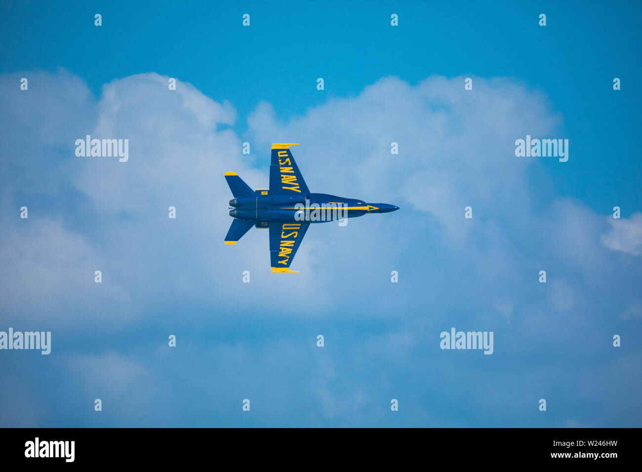 Blue Angels Fighters Stock Photo - Alamy