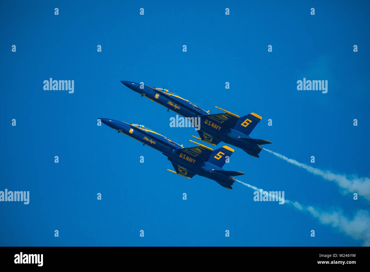 Blue Angels Fighters Stock Photo - Alamy