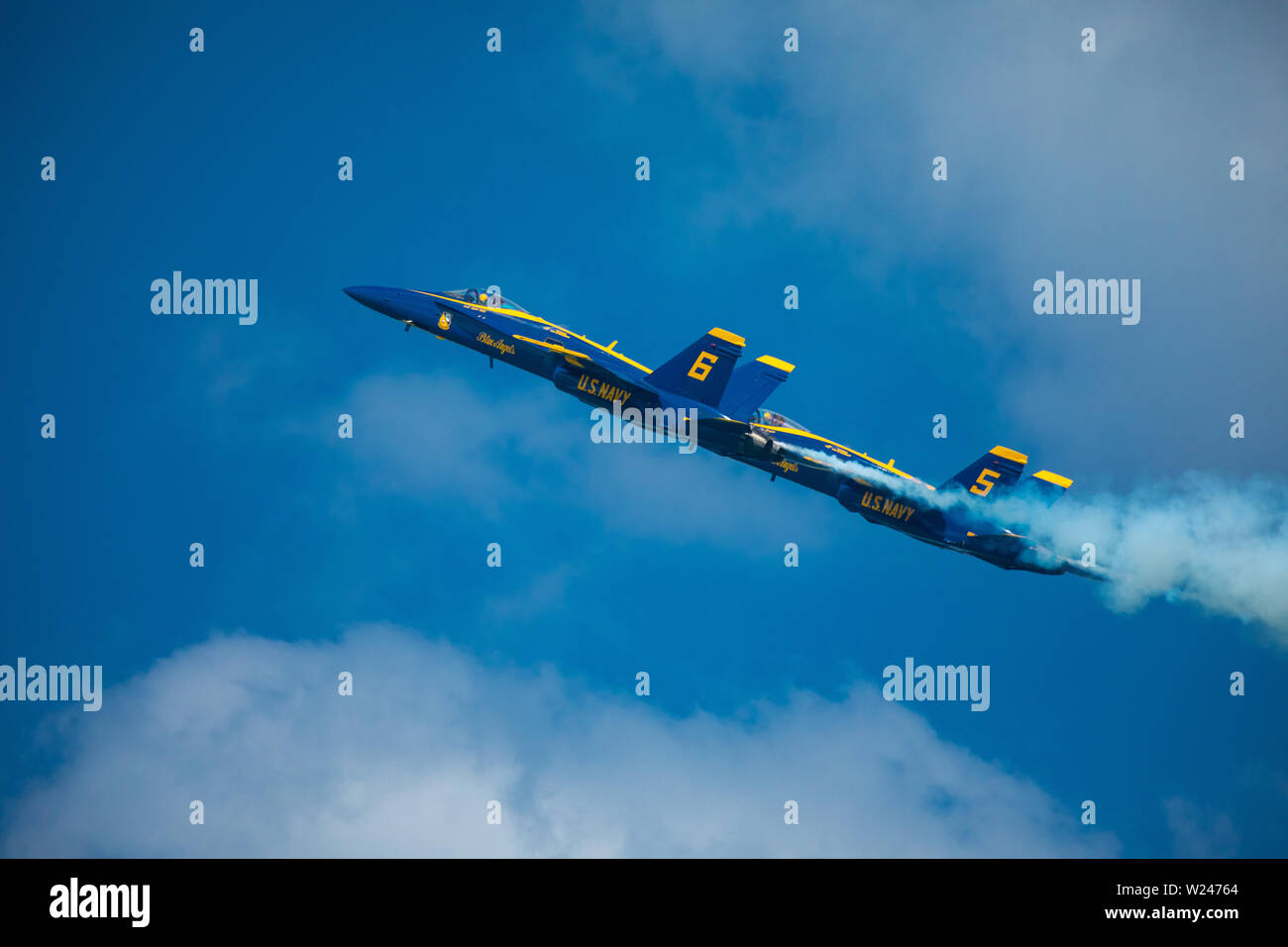 Blue Angels Fighters Stock Photo - Alamy