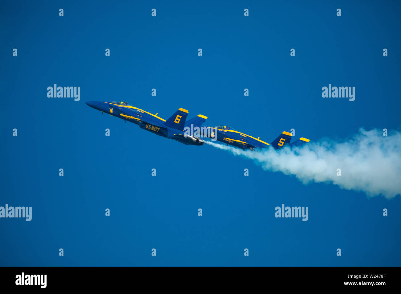 Blue Angels Fighters Stock Photo - Alamy