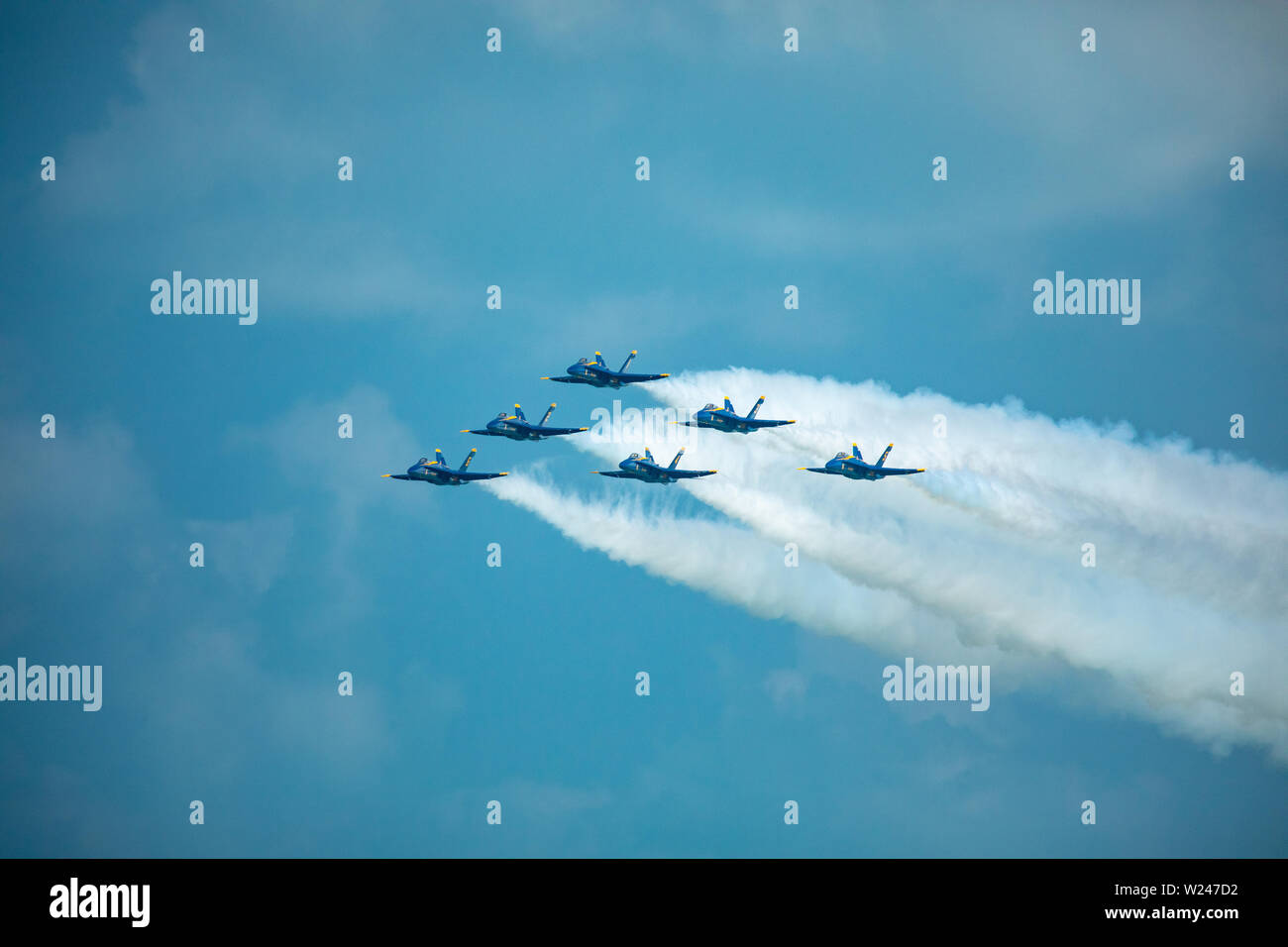 Blue Angels Fighters Stock Photo - Alamy