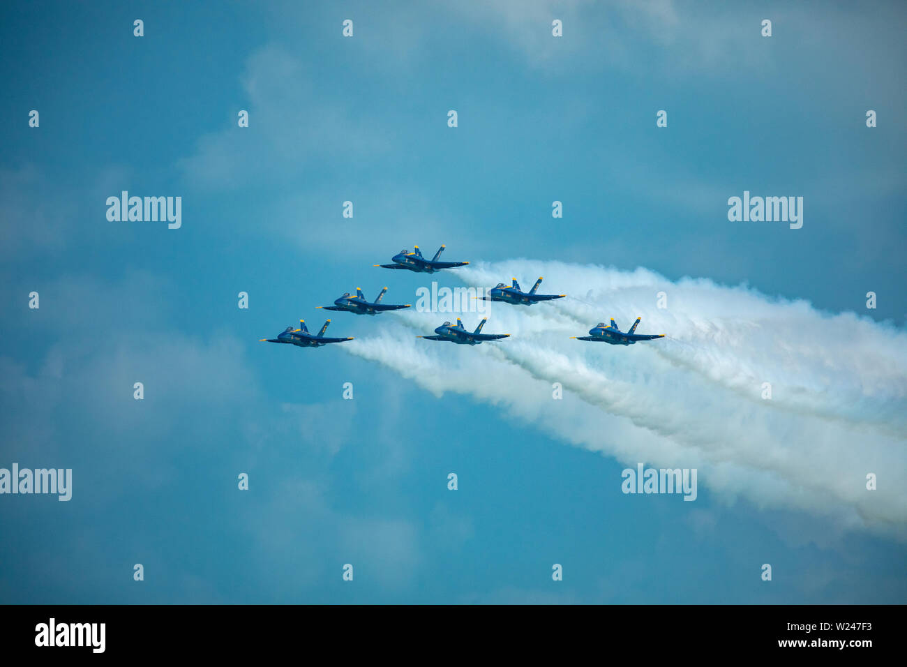 Blue Angels Fighters Stock Photo - Alamy