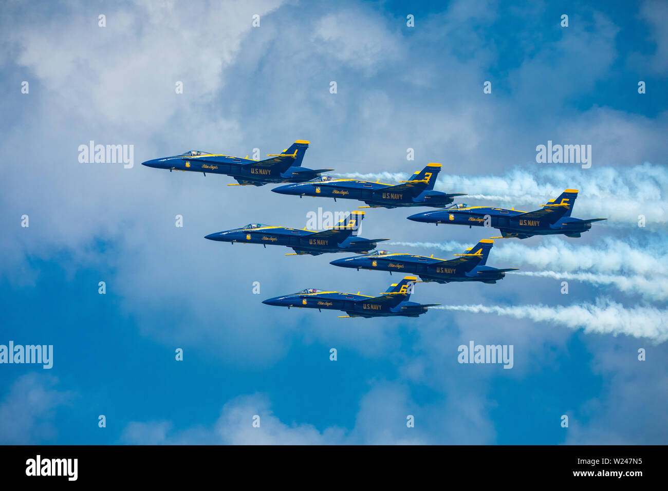 Blue Angels Fighters Stock Photo - Alamy