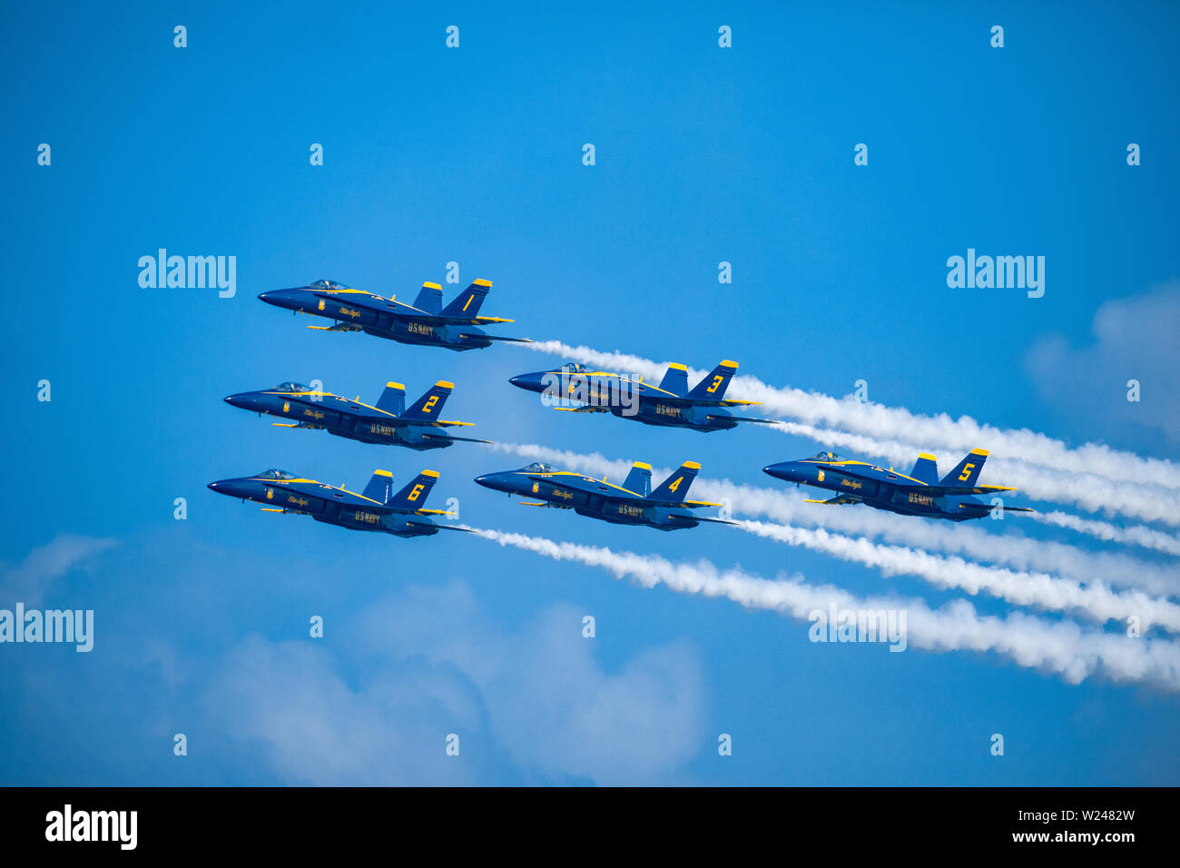 Blue Angels Fighters Stock Photo - Alamy