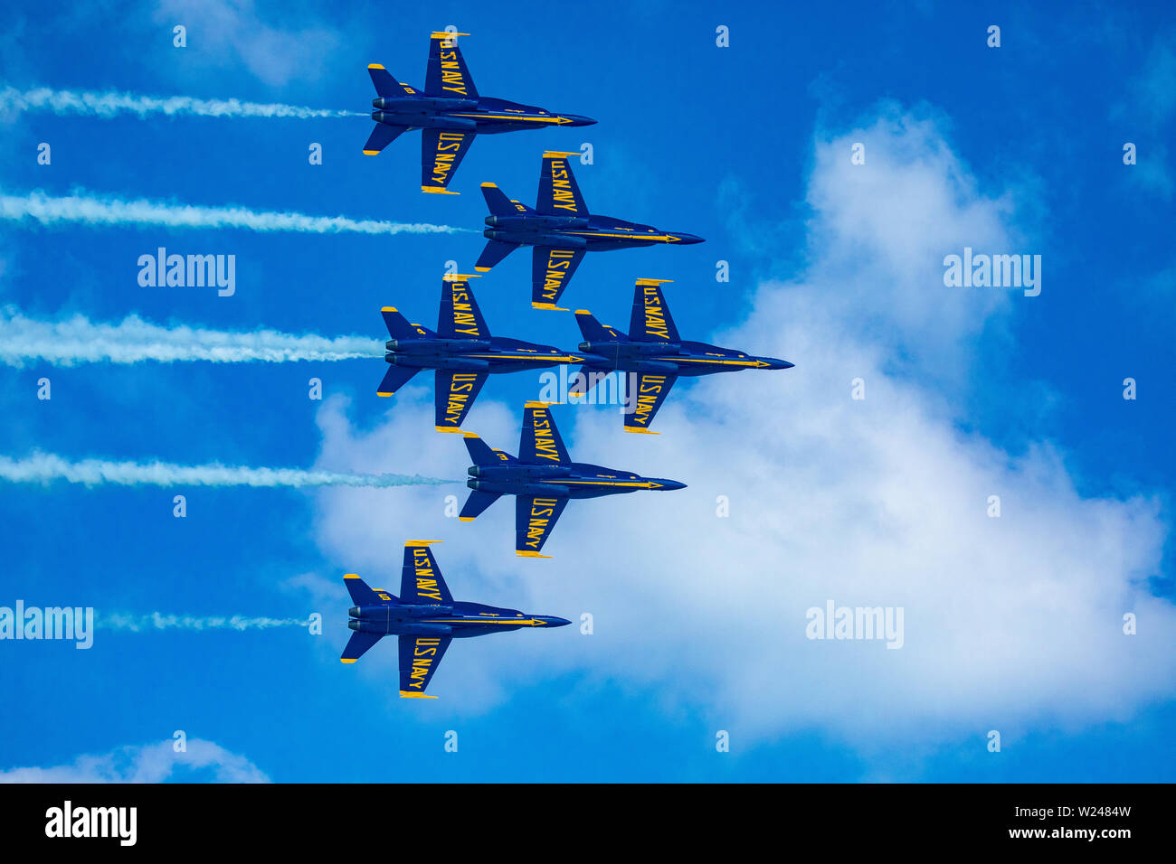 Blue Angels Fighters Stock Photo - Alamy
