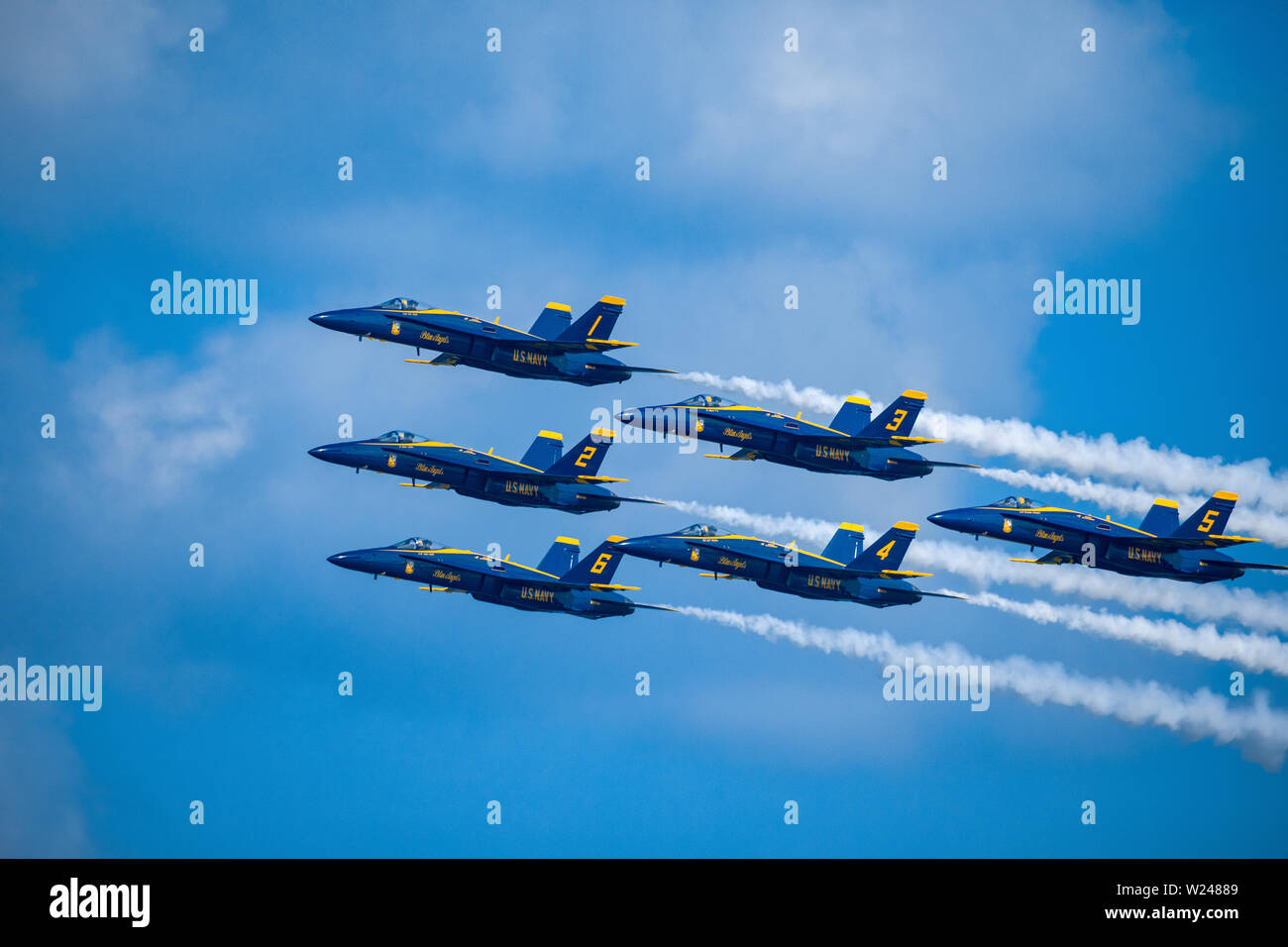 Blue Angels Fighters Stock Photo - Alamy
