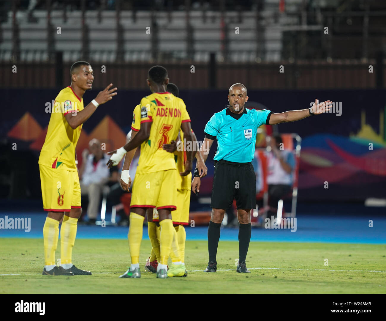 FRANCE OUT July 5, 2019: Abdou Kaled Adenon of Benin refusing to leave ...