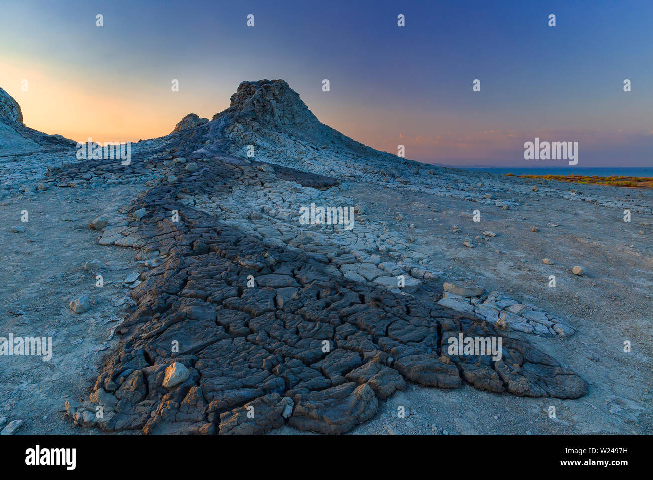 Wallpaper mud volcano hi-res stock photography and images - Alamy