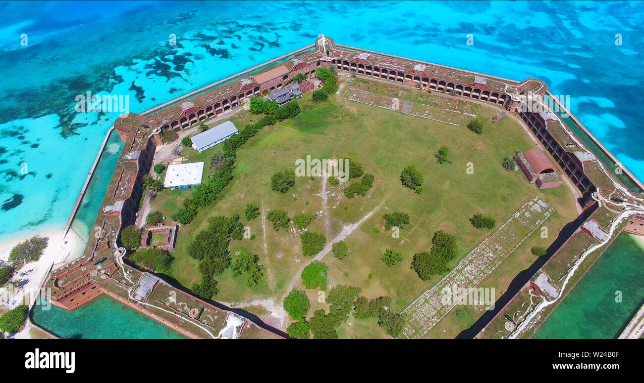 Fort jefferson florida aerial hi-res stock photography and images - Alamy
