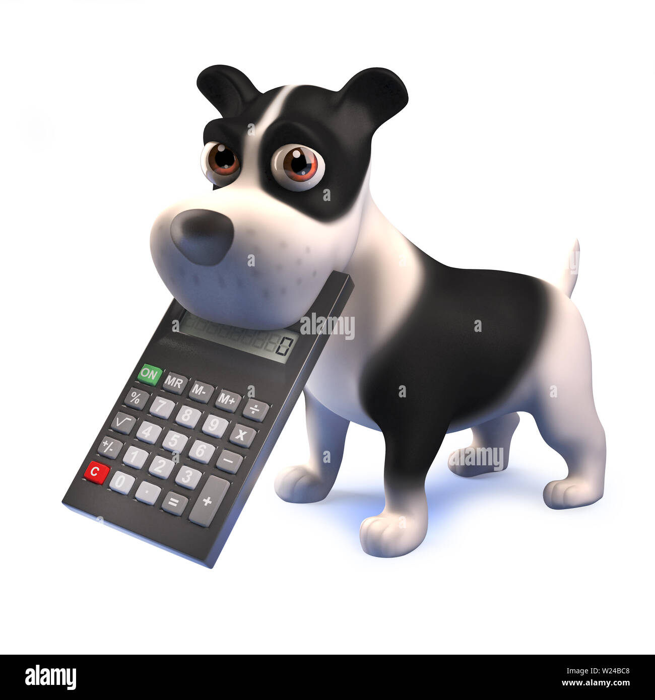 Calculator funny character isolated icon hi-res stock photography and ...