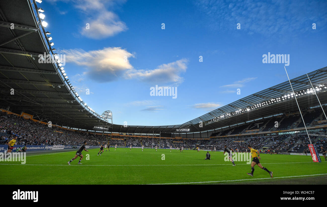 A general view of The KCOM Stadium, Hull Stock Photo - Alamy