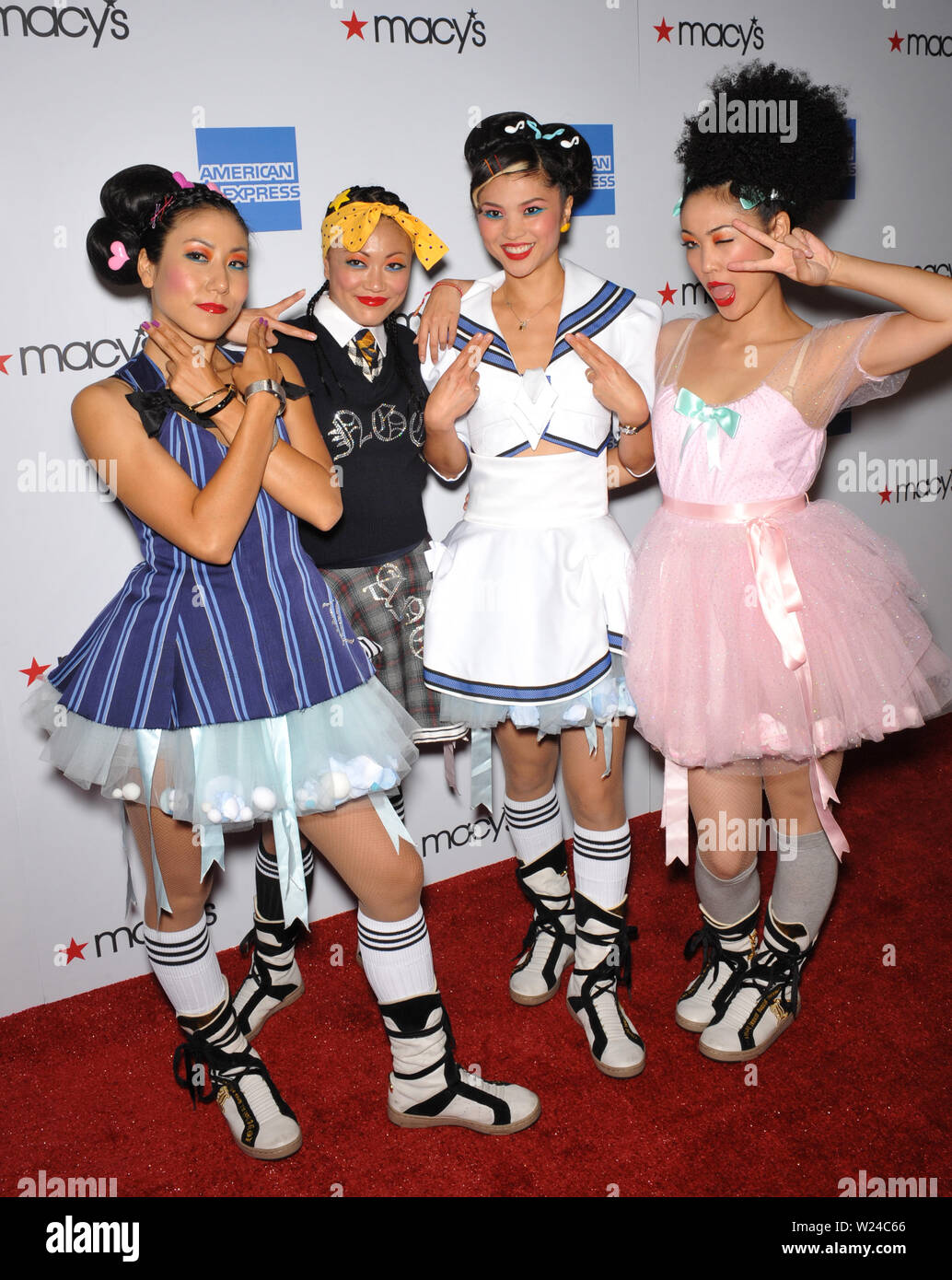 LOS ANGELES, CA. September 25, 2009: Harajuku Girls at the Macy's ...