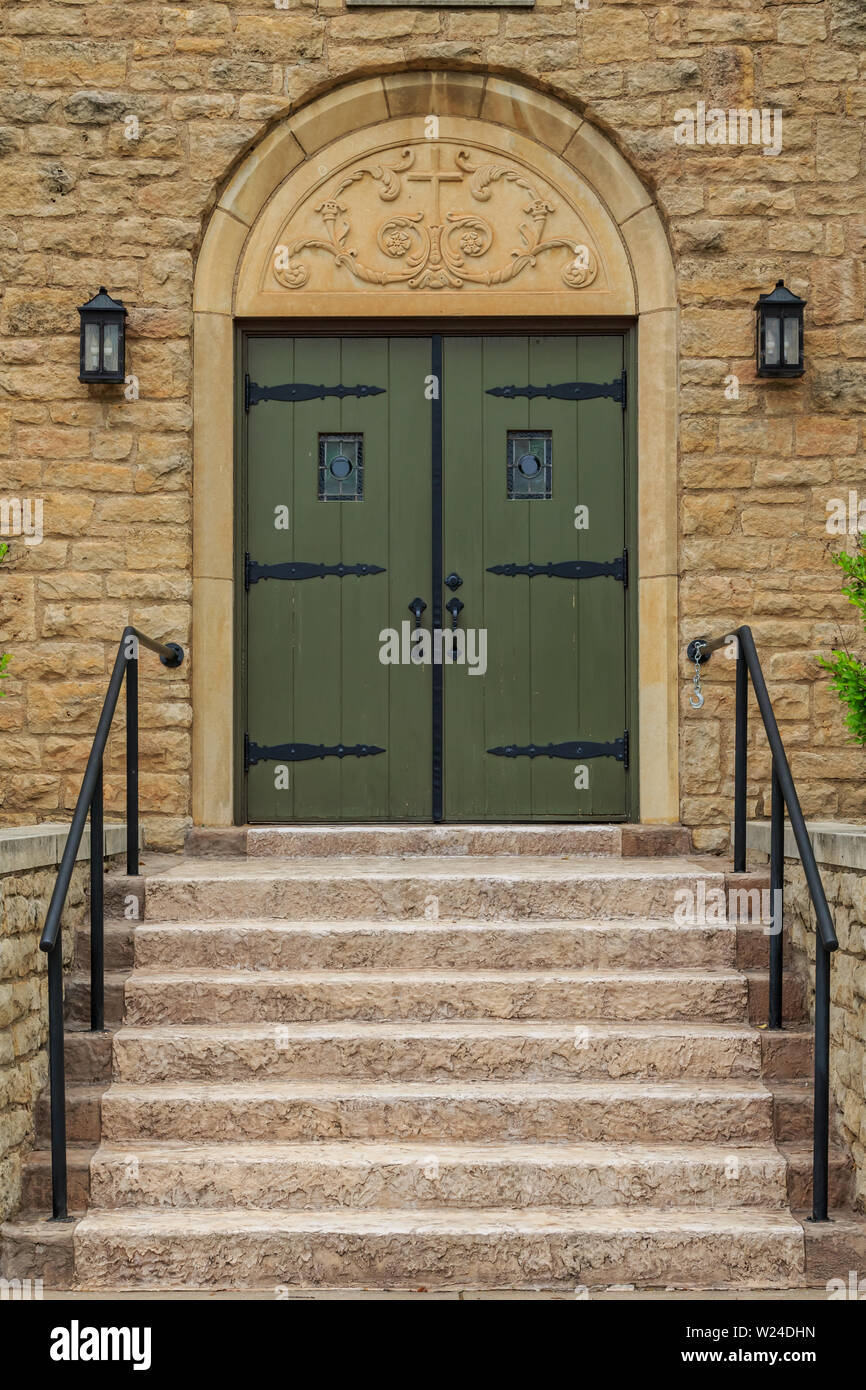 Beautiful small town church Stock Photo - Alamy