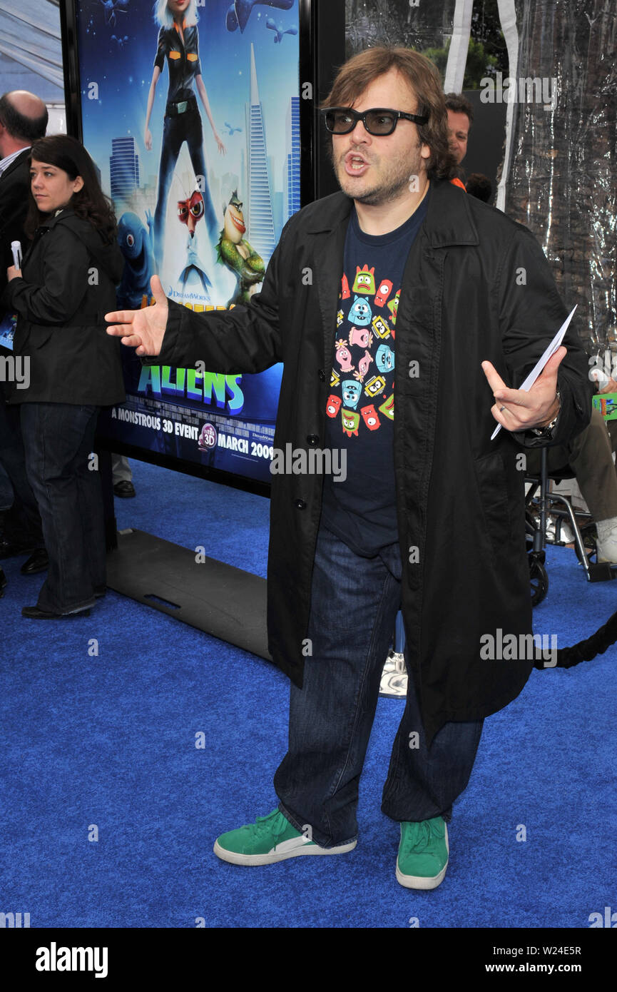 LOS ANGELES, CA. March 22, 2009: Jack Black at the Los Angeles premiere ...