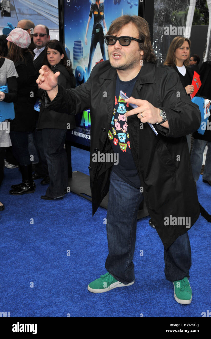 LOS ANGELES, CA. March 22, 2009: Jack Black at the Los Angeles premiere ...