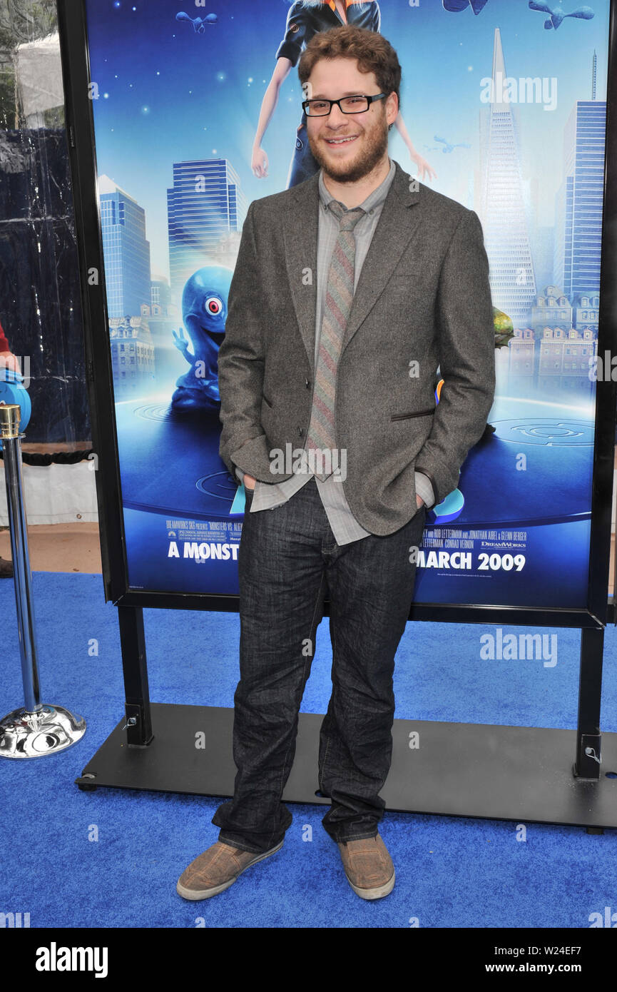 LOS ANGELES, CA. March 22, 2009: Seth Rogen at the Los Angeles premiere ...