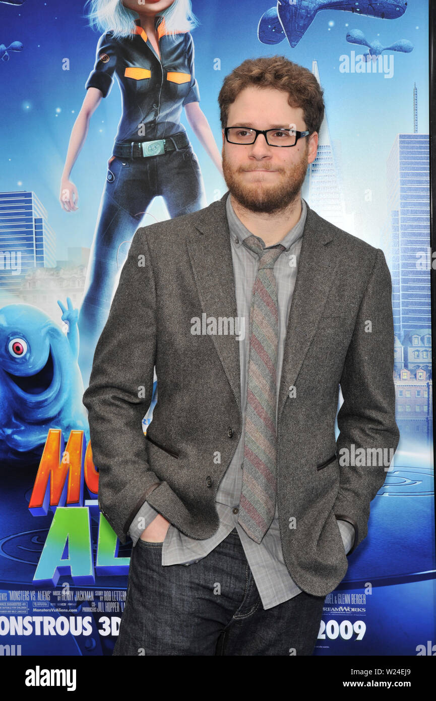 LOS ANGELES, CA. March 22, 2009: Seth Rogen at the Los Angeles premiere ...