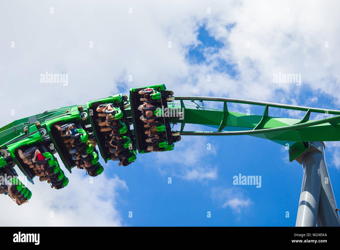 The Incredible Hulk Coaster. Universal Studios. Universal's Islands of ...