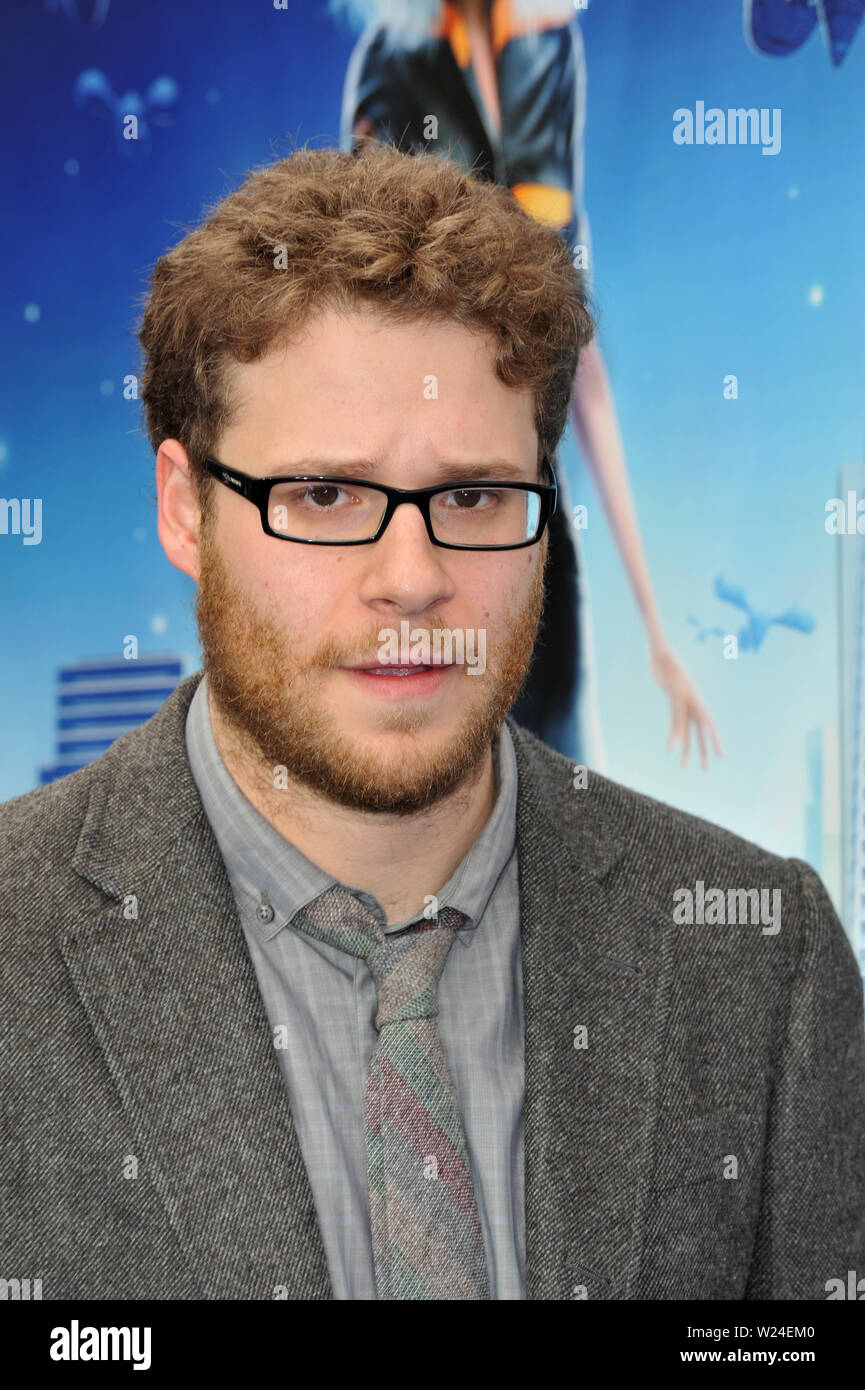 LOS ANGELES, CA. March 22, 2009: Seth Rogen at the Los Angeles premiere ...