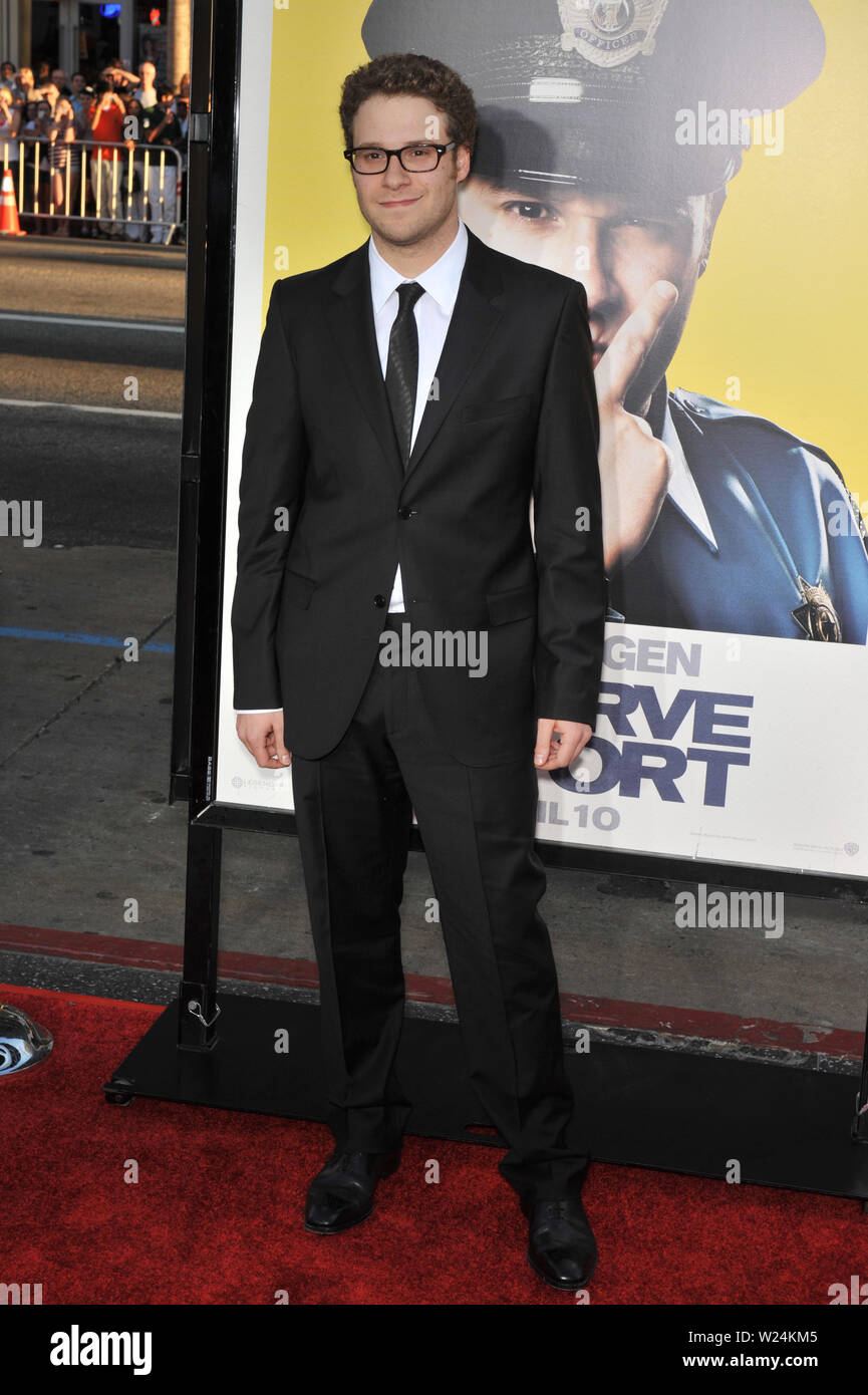 LOS ANGELES, CA. April 06, 2009: Seth Rogen at the Los Angeles premiere ...