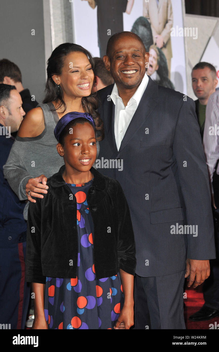LOS ANGELES, CA. November 09, 2009: Forest Whitaker, wife Keisha ...