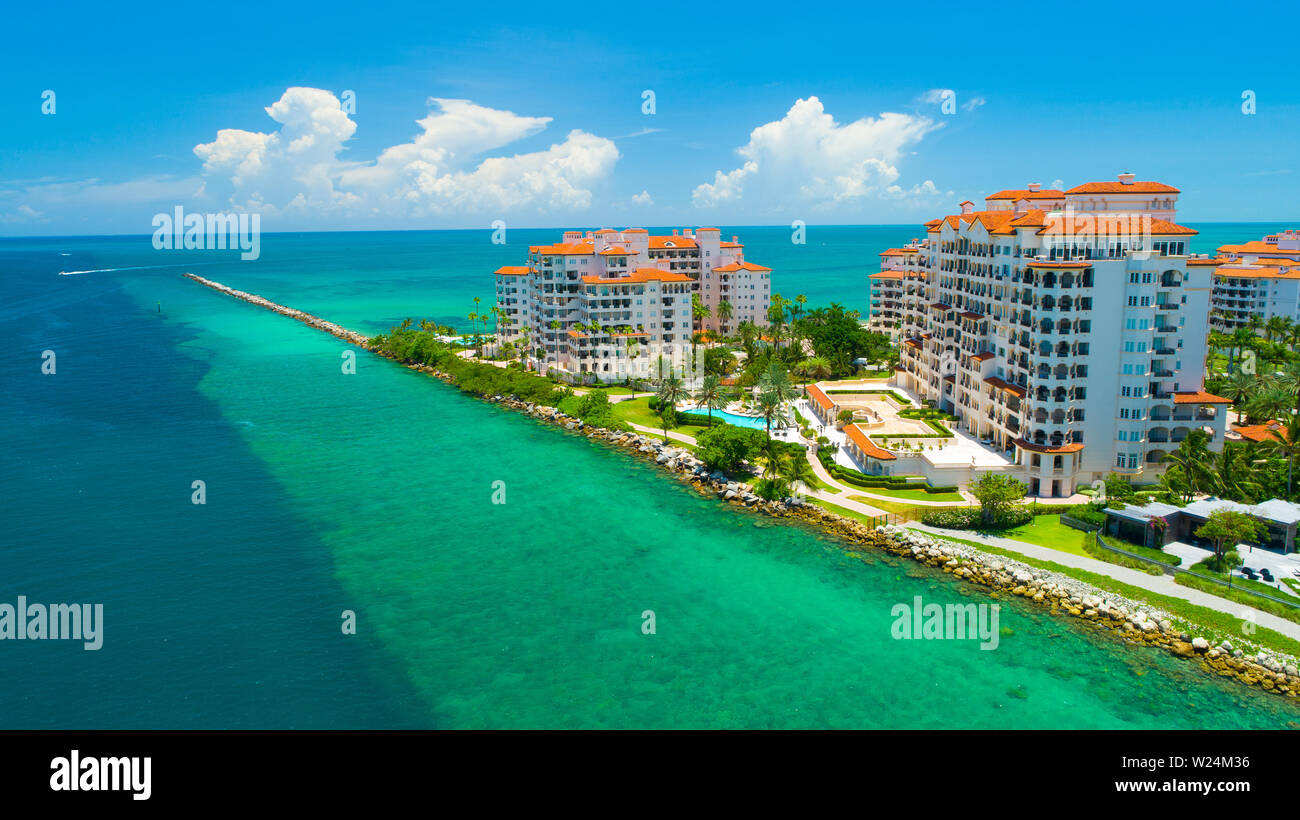 Fisher Island. Miami. Florida. USA Stock Photo - Alamy
