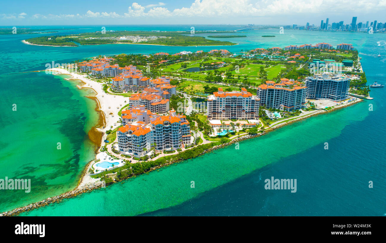 Fisher Island. Miami. Florida. USA Stock Photo - Alamy
