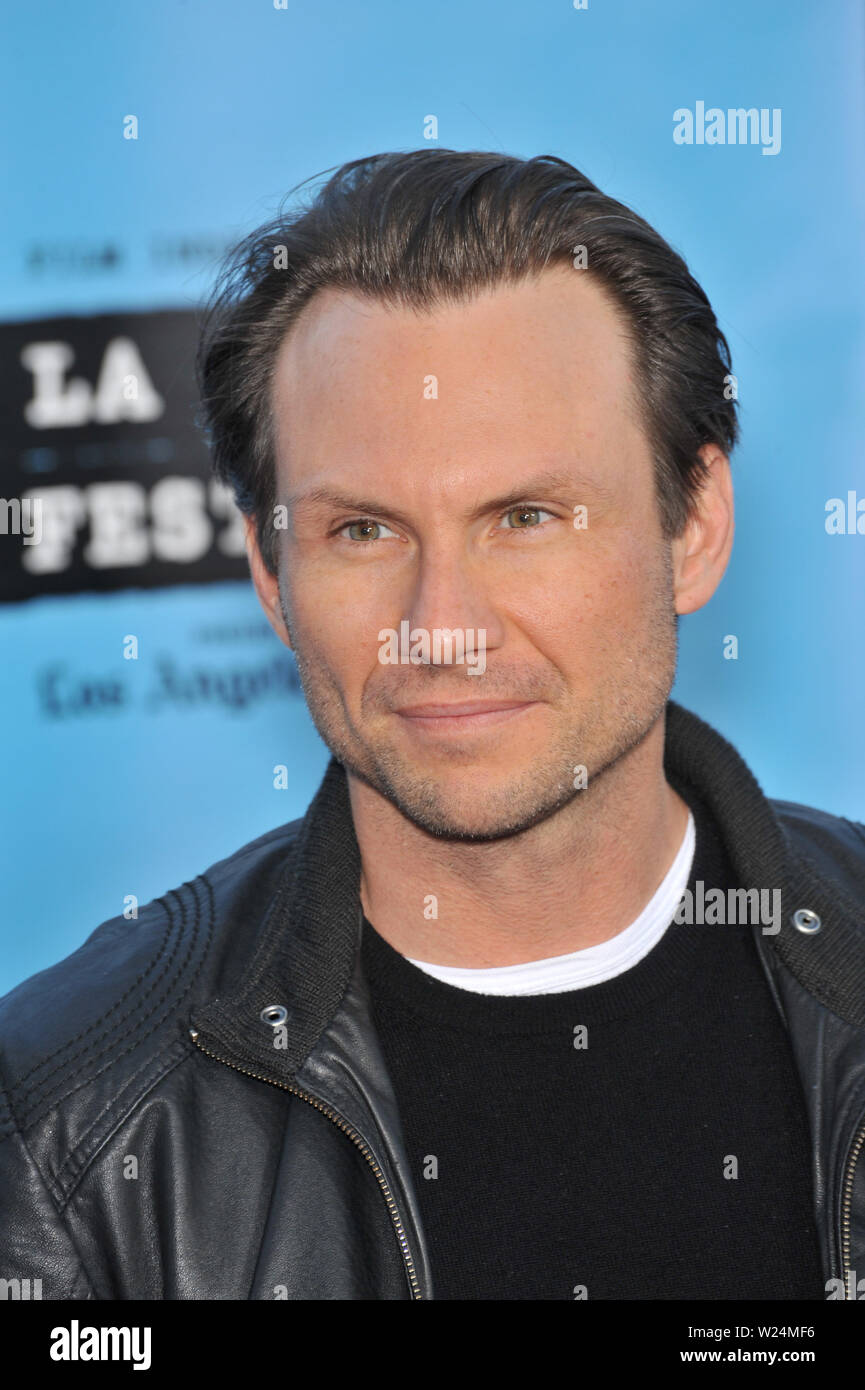 LOS ANGELES, CA. June 20, 2009: Christian Slater at the world premiere ...