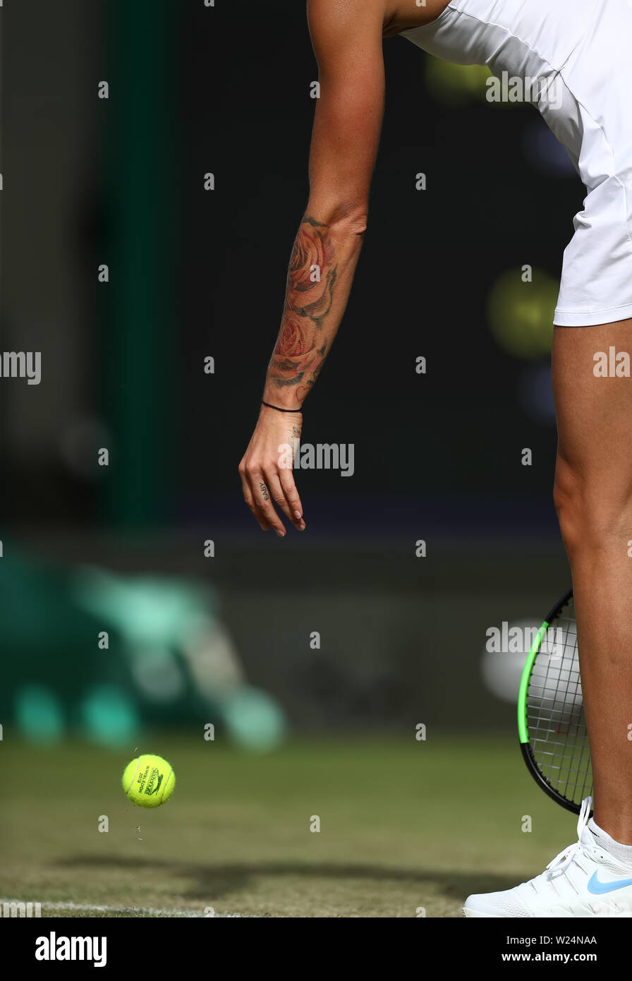 Wimbledon, London, UK. 05th July, 2019. 5th July 2019, The All England ...