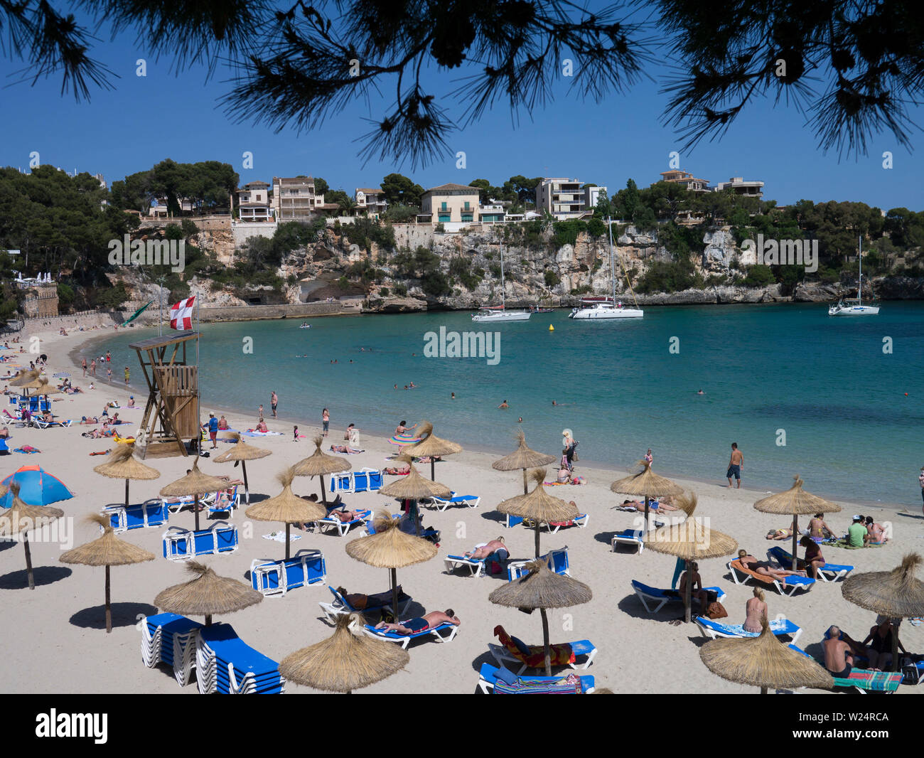 Majorca paradisiac beach Stock Photo - Alamy