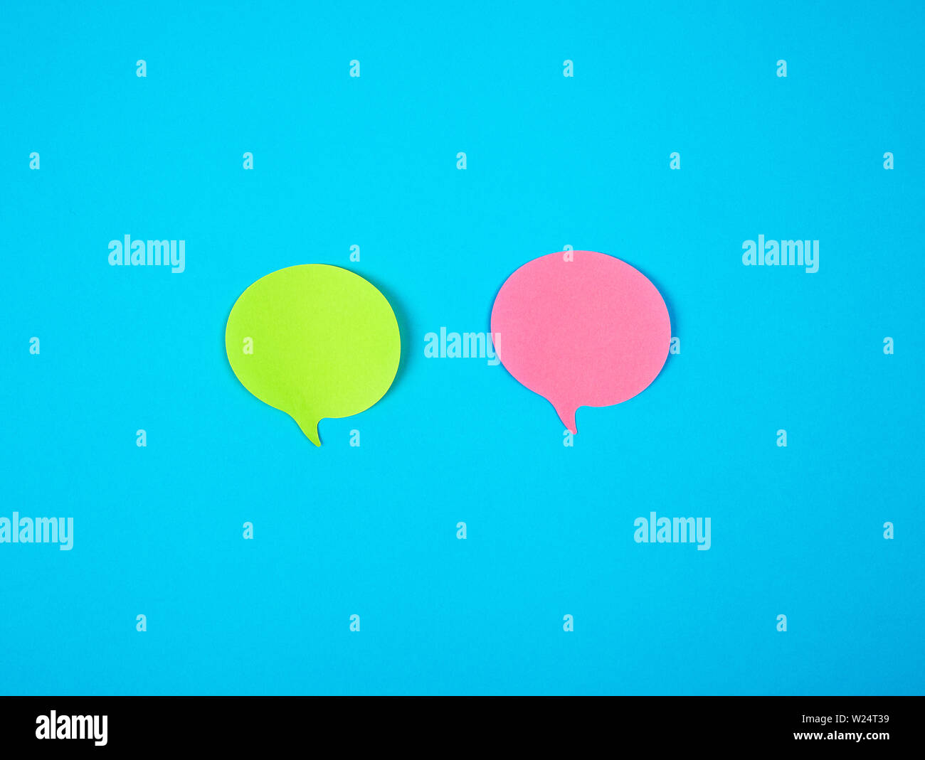 Two color paper stickers hi-res stock photography and images - Alamy