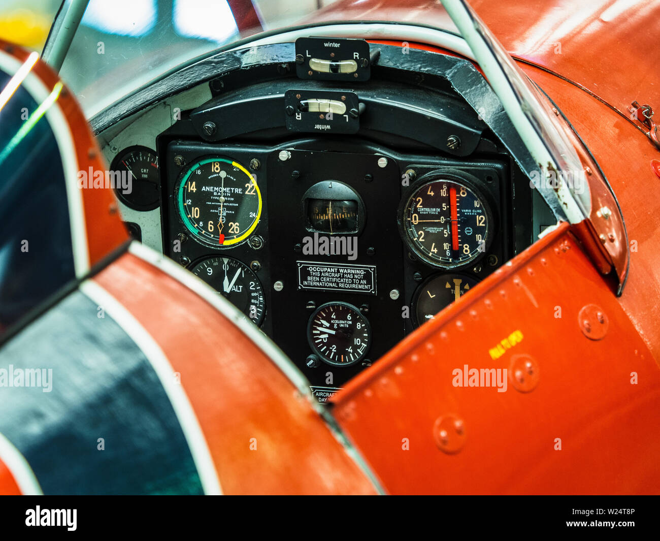 Stampe SV-4C Cockpit - Stampe SV.4 or Stampe et Vertongen SV.4 G-AMPI ...