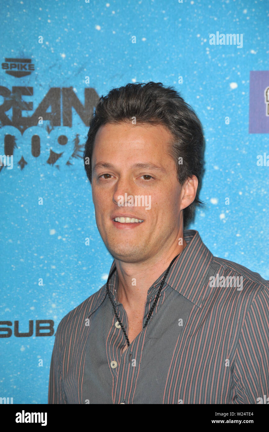 LOS ANGELES, CA. October 18, 2009: Nathan Barr at the 2009 Spike TV ...