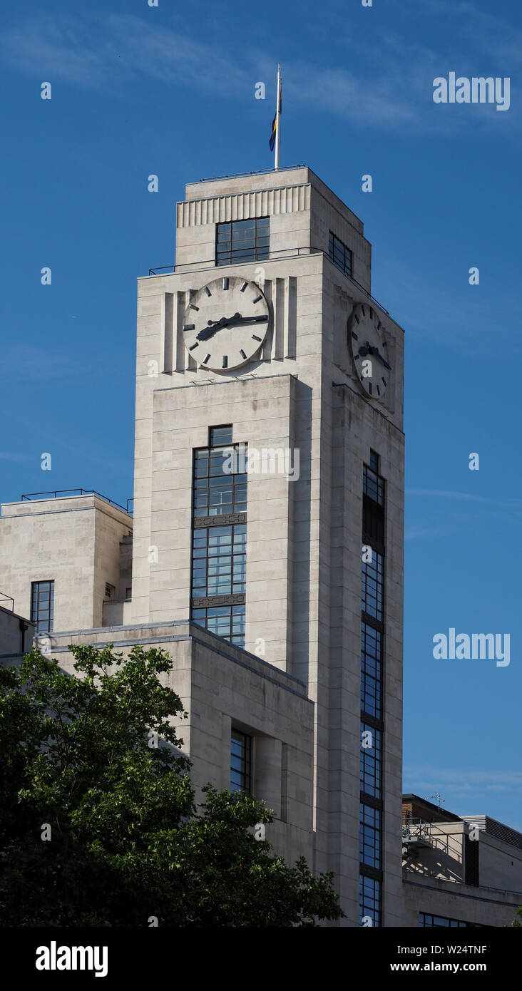 Art Deco Tower Stock Photo - Alamy