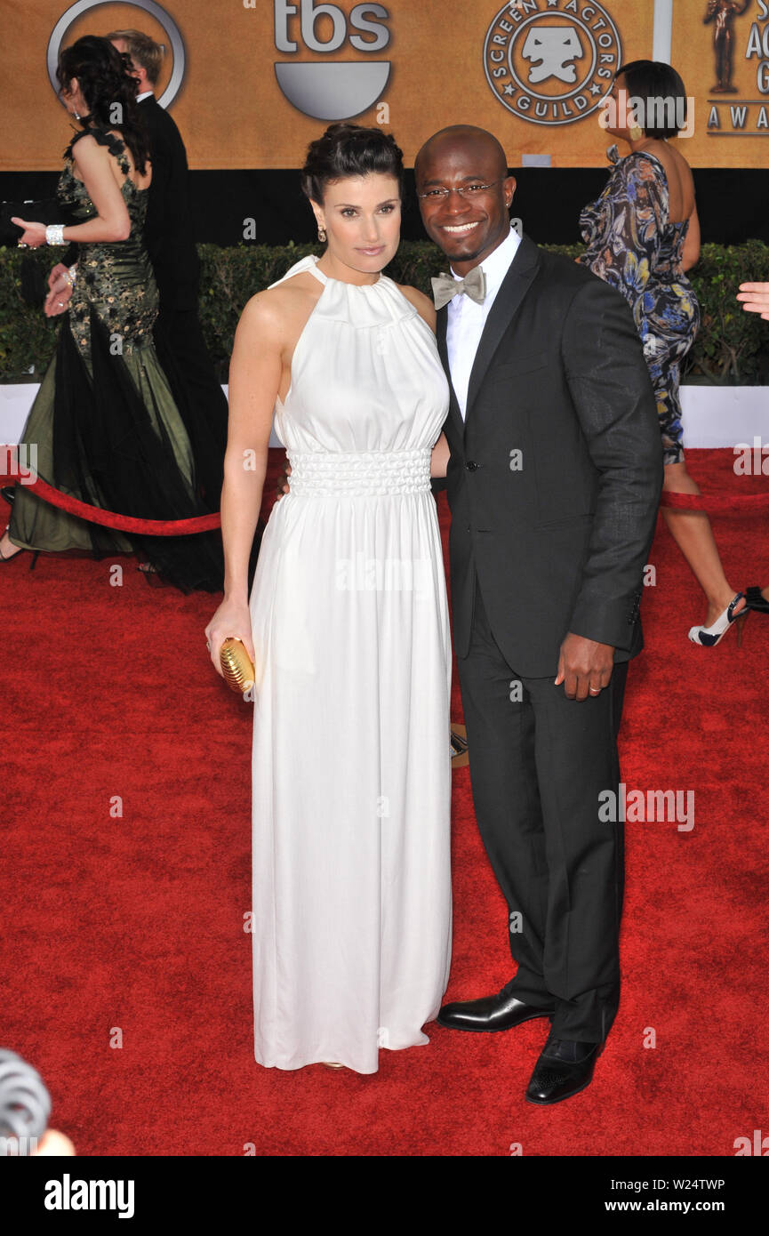 LOS ANGELES, CA. January 25, 2009: Taye Diggs & wife at the 15th Annual ...