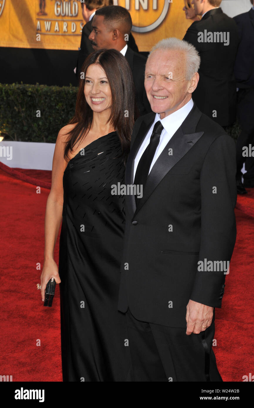 LOS ANGELES, CA. January 25, 2009: Sir Anthony Hopkins & wife Stella at ...