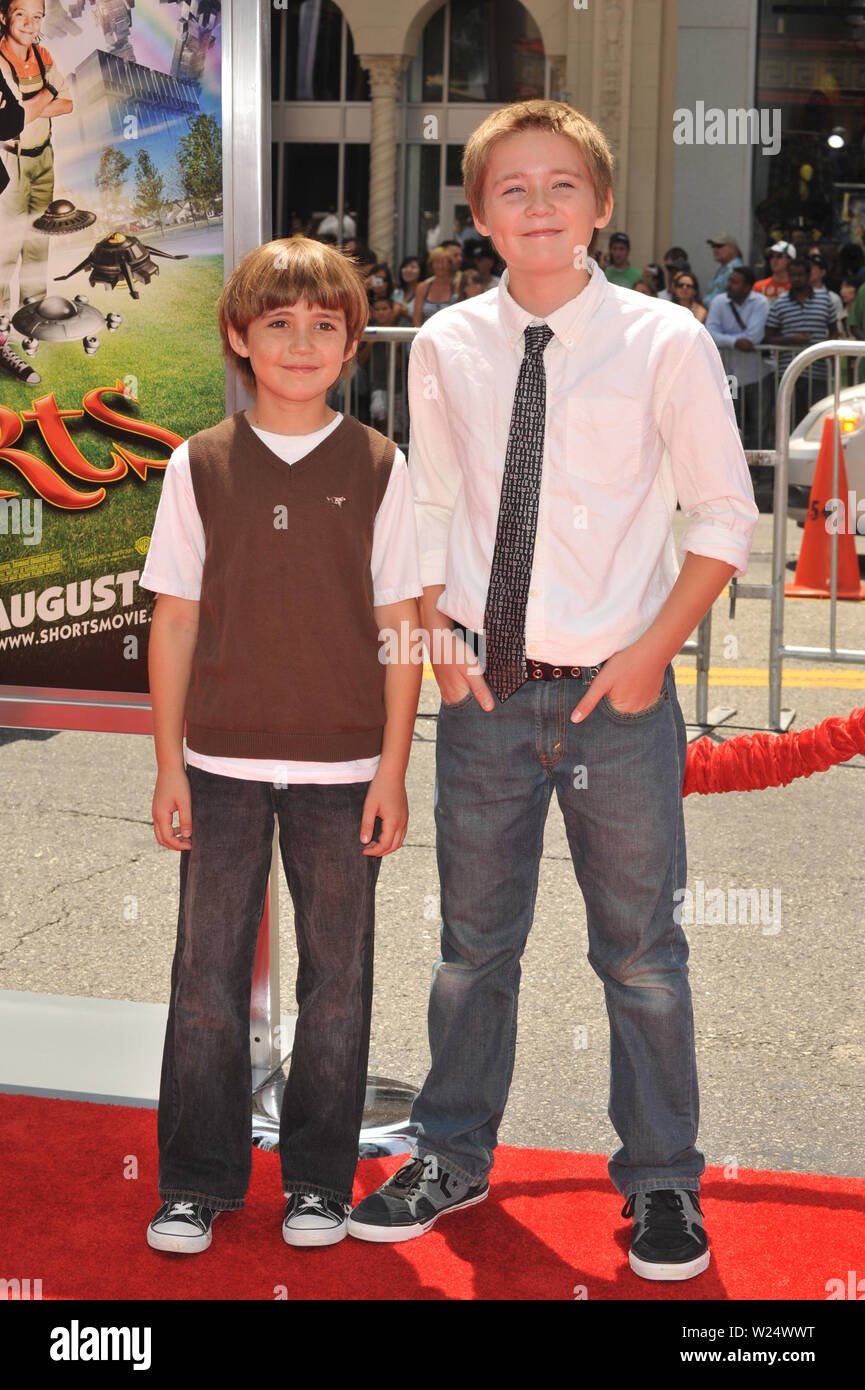 Preston Bailey & Brennan Bailey at the Los Angeles premiere of "Shorts ...